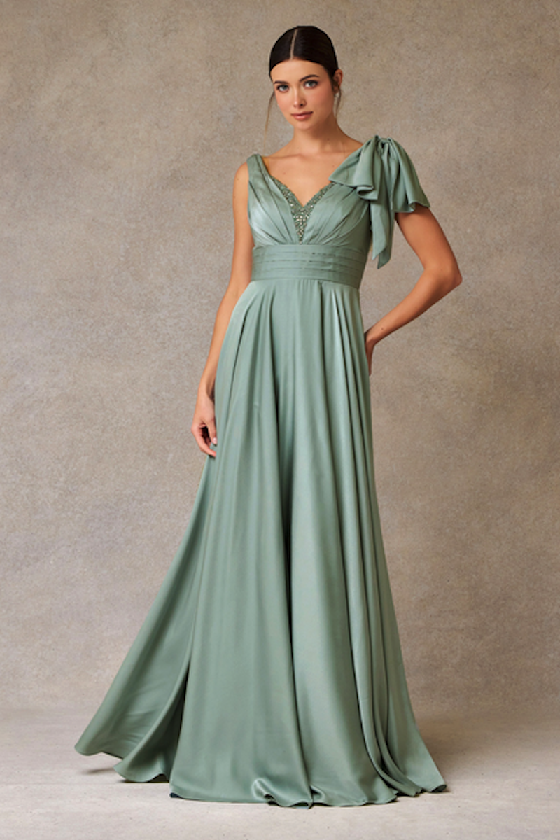 Vestido Verde Claro Talla L Color Verde Claro